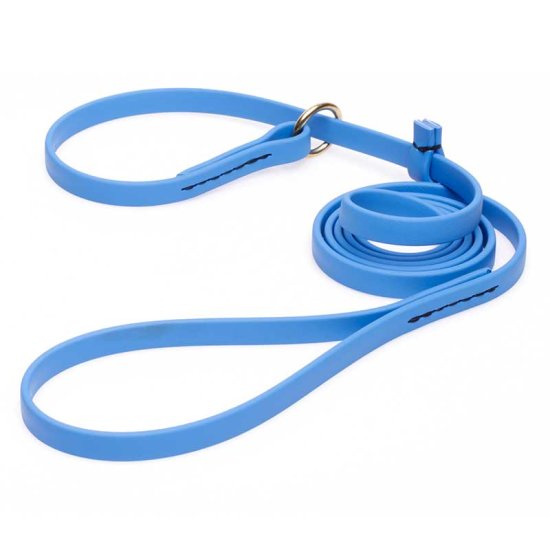 Solid Blue Biothane German Shepherd 【Leash】 and Collar Combo : German ...